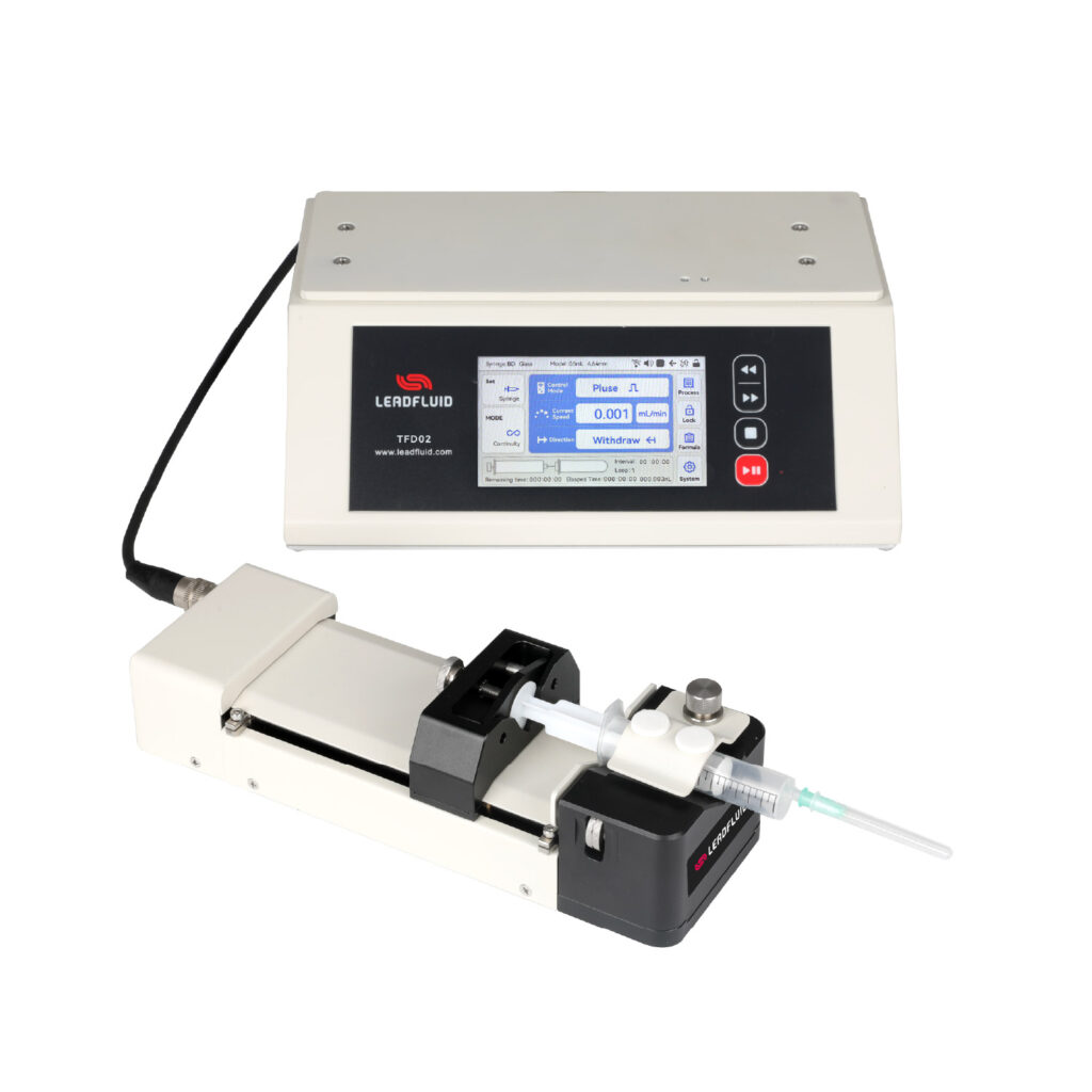 TFD02-01 Laboratory Syringe Pump - Lead Fluid
